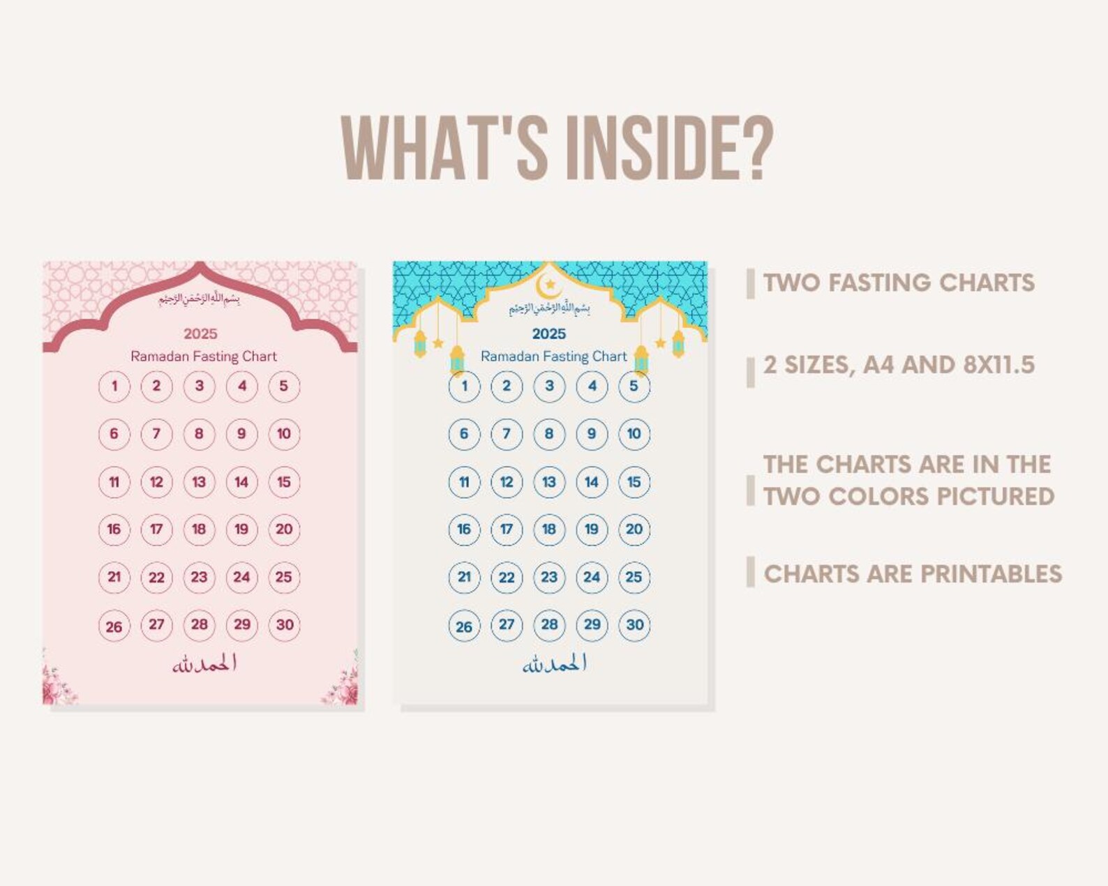 Kids Daily Ramadan Tracker, Fasting Chart, Ramadan Printable, First ...