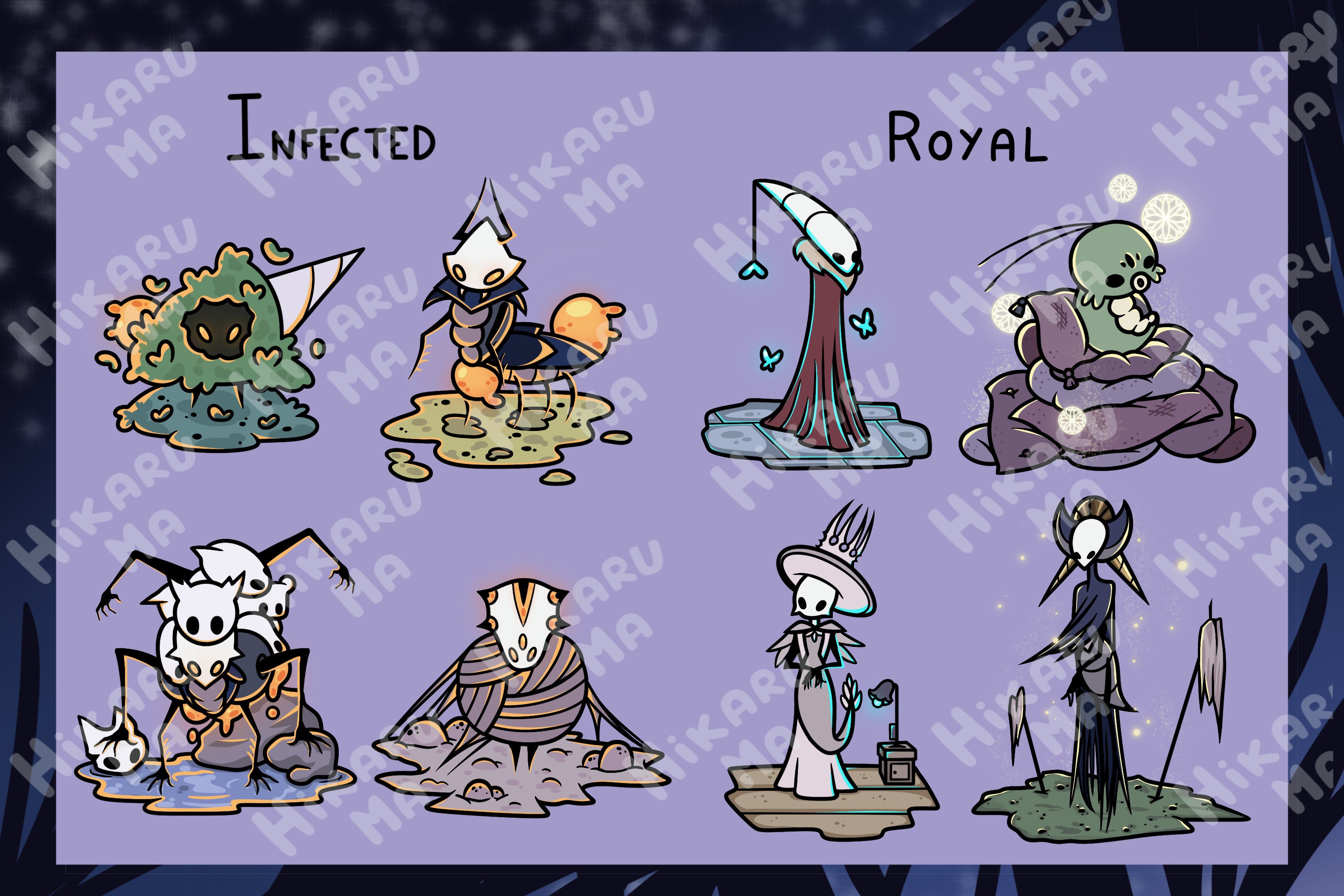 Hollow Knight Character Random Commissions - Etsy