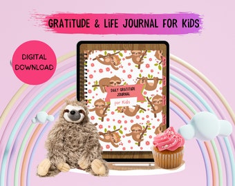 Kids Daily Gratitude Journal Printable Digital Journal for - Etsy