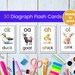 Diagraph Animal Flash Cards, Printable Flash Cards, Kids Educational ...