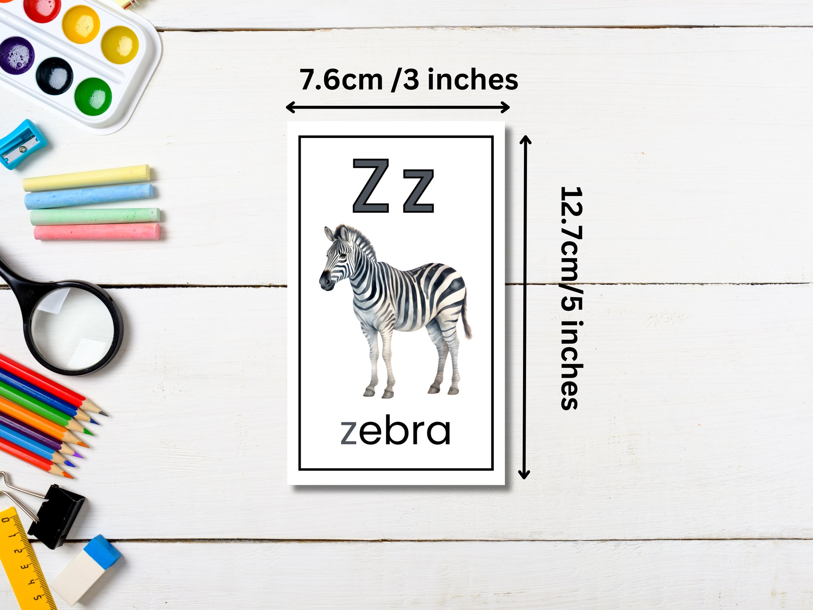 Alphabet Animal Flash Cards Printable, Educational Learning Cards, Kids ...