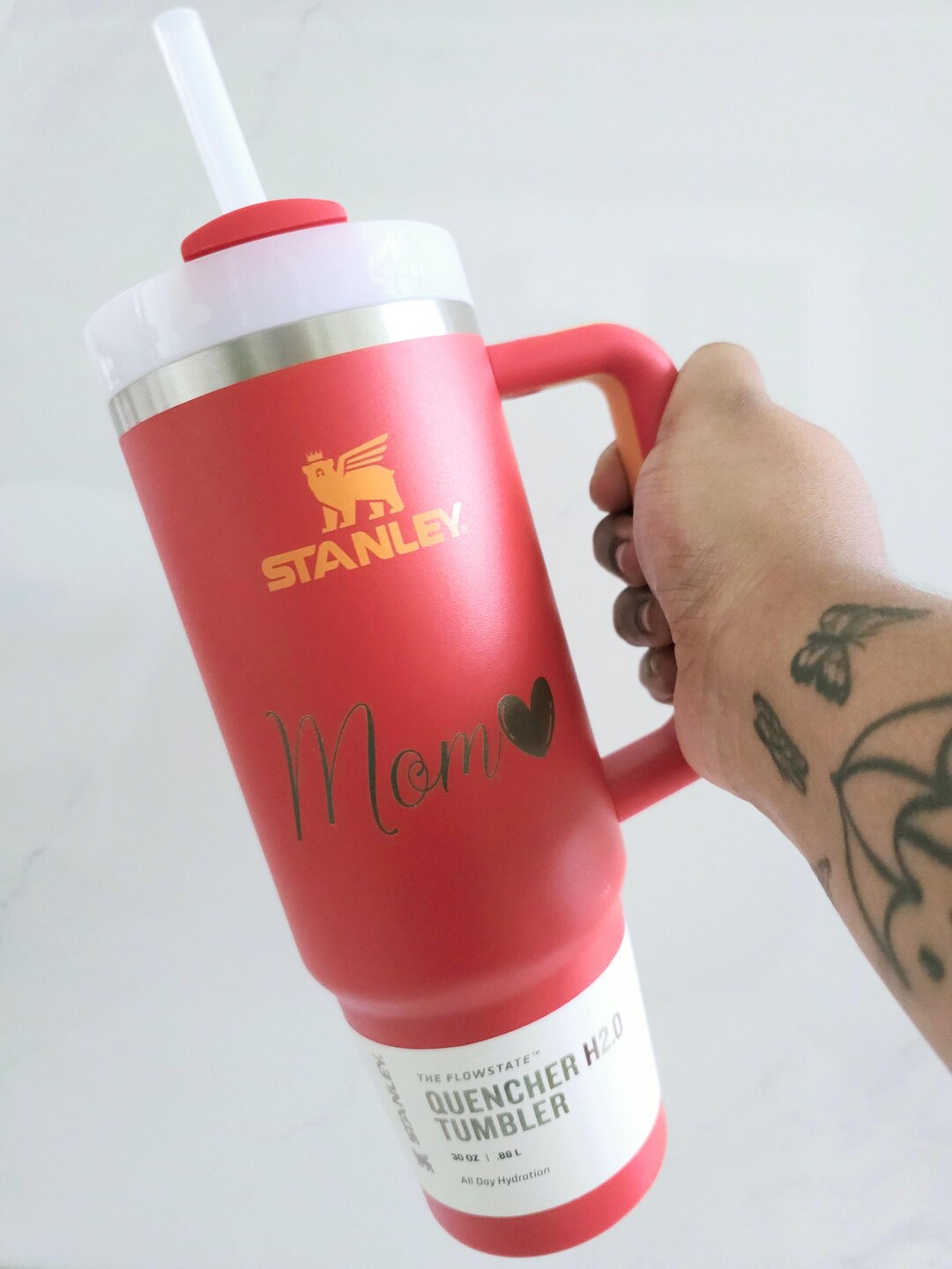 Mom Engraved Tumbler | Yeti | Owala | Stanley | Laser Engraved | Gifts ...