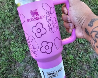 Kitty Stanley Tumbler | Cute Halloween Yeti | Owala | Mint | Chrome ...