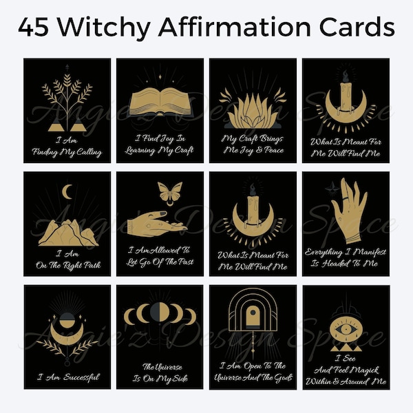 Intention Cards - Etsy