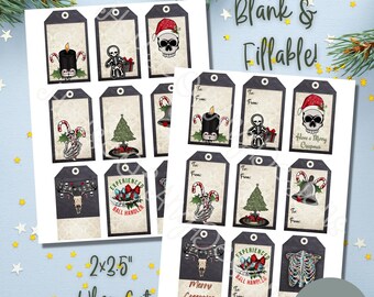 Printable Christmas Labels - Etsy