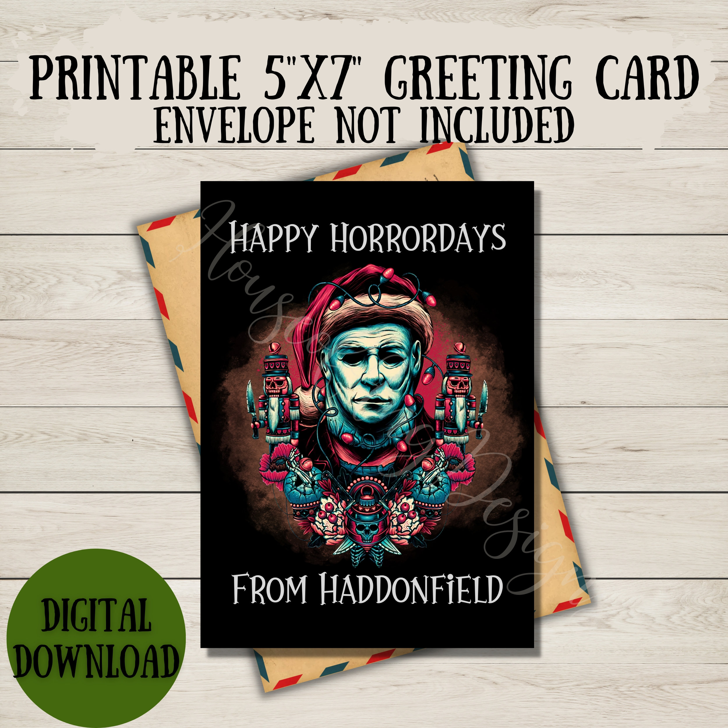 Mike Myers Instant Download Printable Christmas Card - Etsy