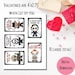 Instant Digital Download Printable Horror Valentine's Day Cards, Horror ...