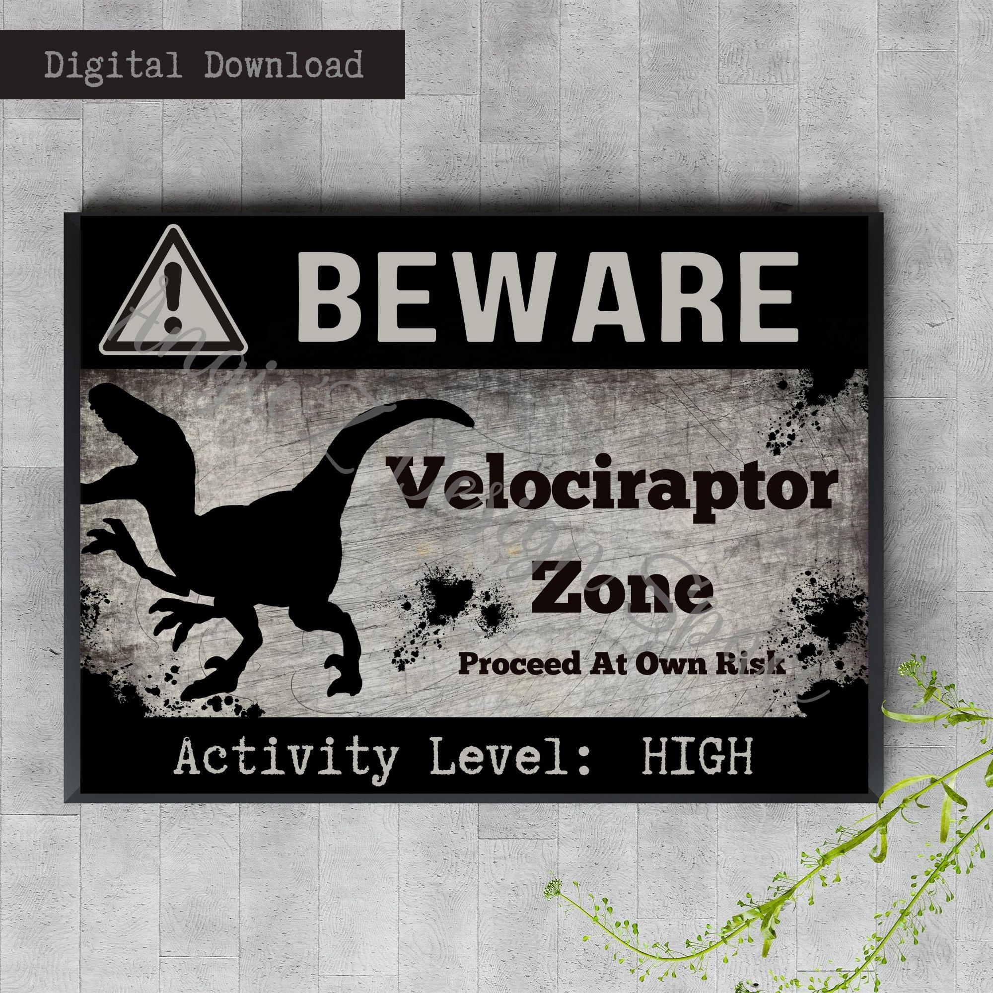 Velociraptor Sign
