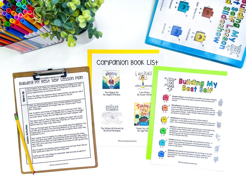 Social Emotional Learning Resilience Building Lesson Plan & Activities ...