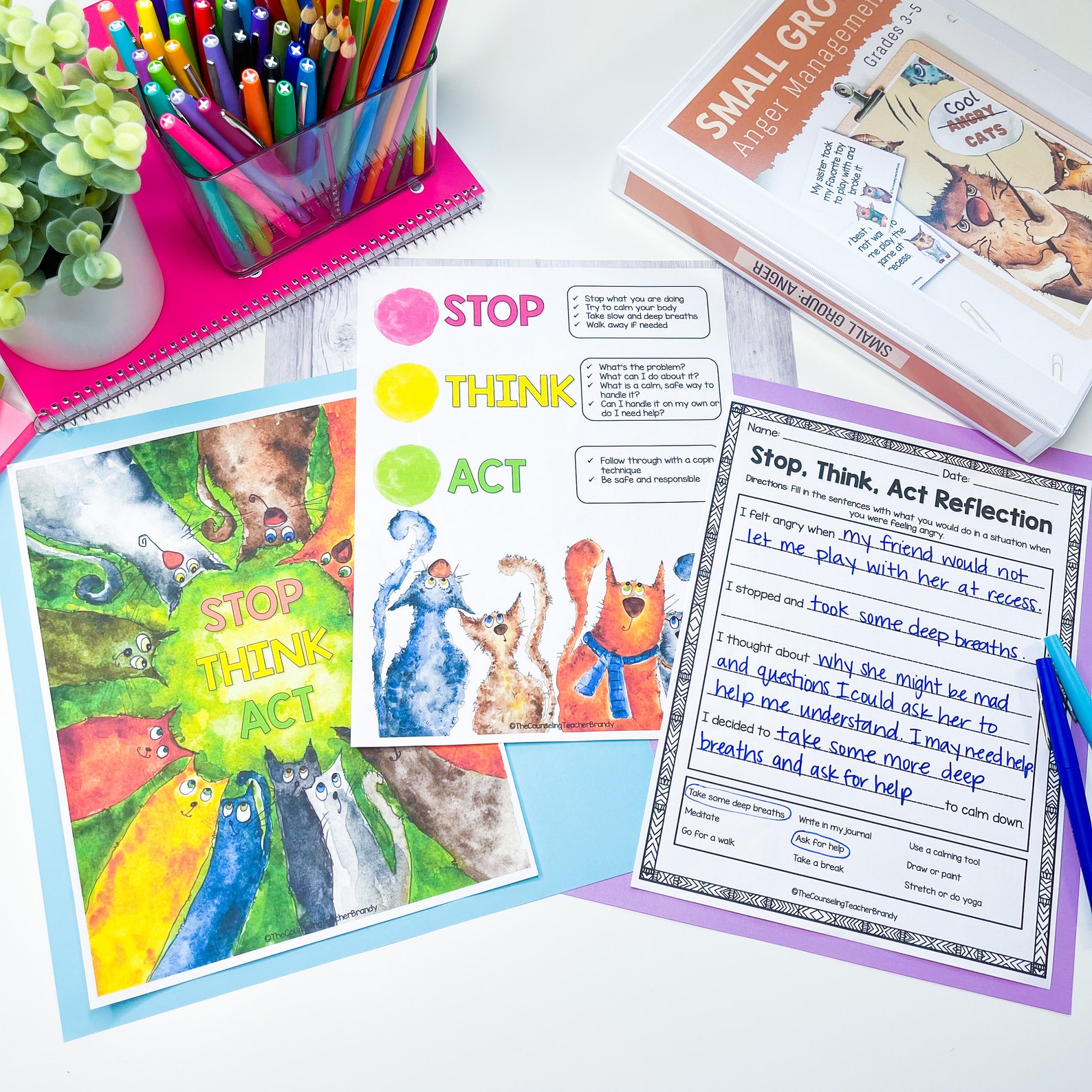 School Counselor Small Group Lessons Bundle - Etsy