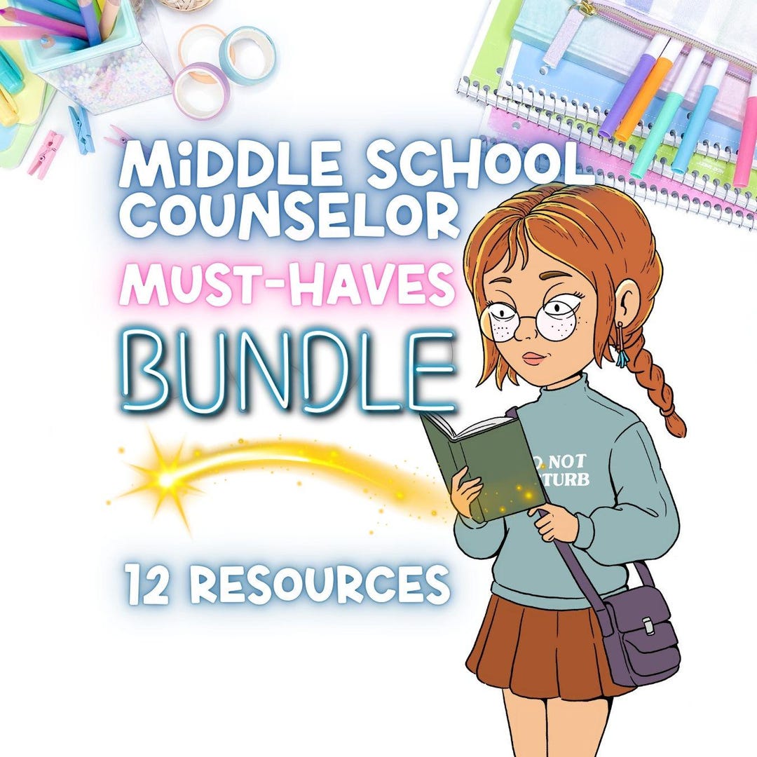 Middle School Counseling Must-haves of 2025 | SEL Toolkit Bundle for ...