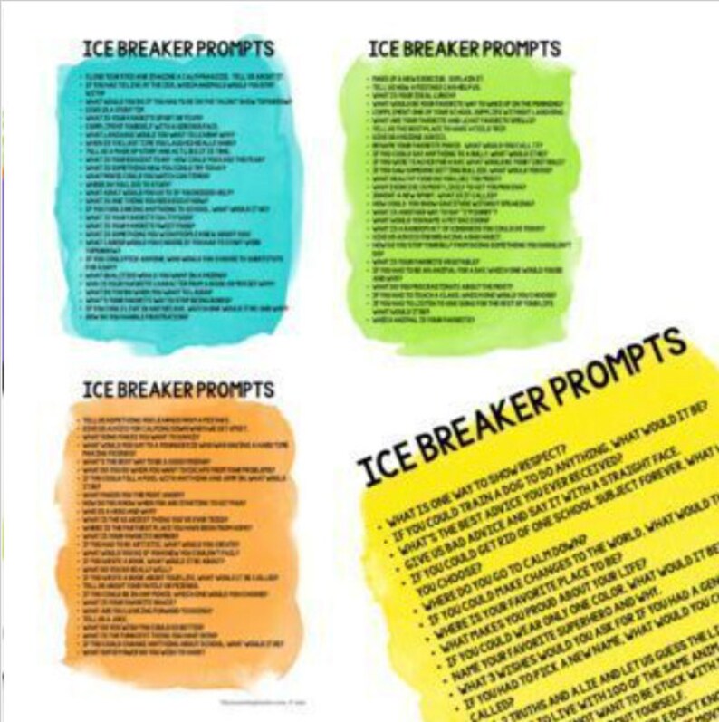 Conversation Starters Social Emotional Learning Edition - Etsy