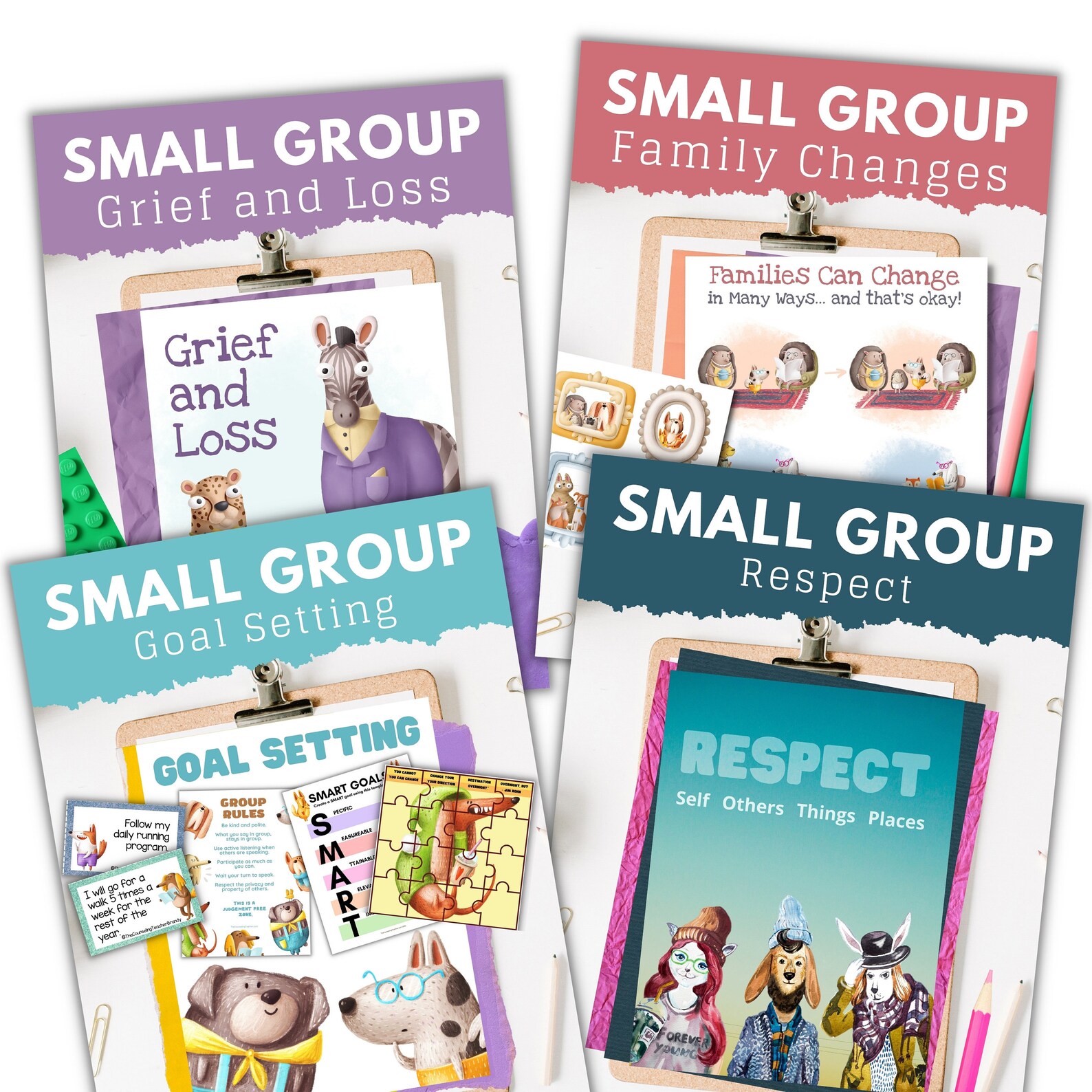 School Counselor Small Group Lessons Bundle - Etsy