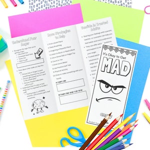 Emotions Brochures and Bulletin Board Kit for School Counselors - Etsy