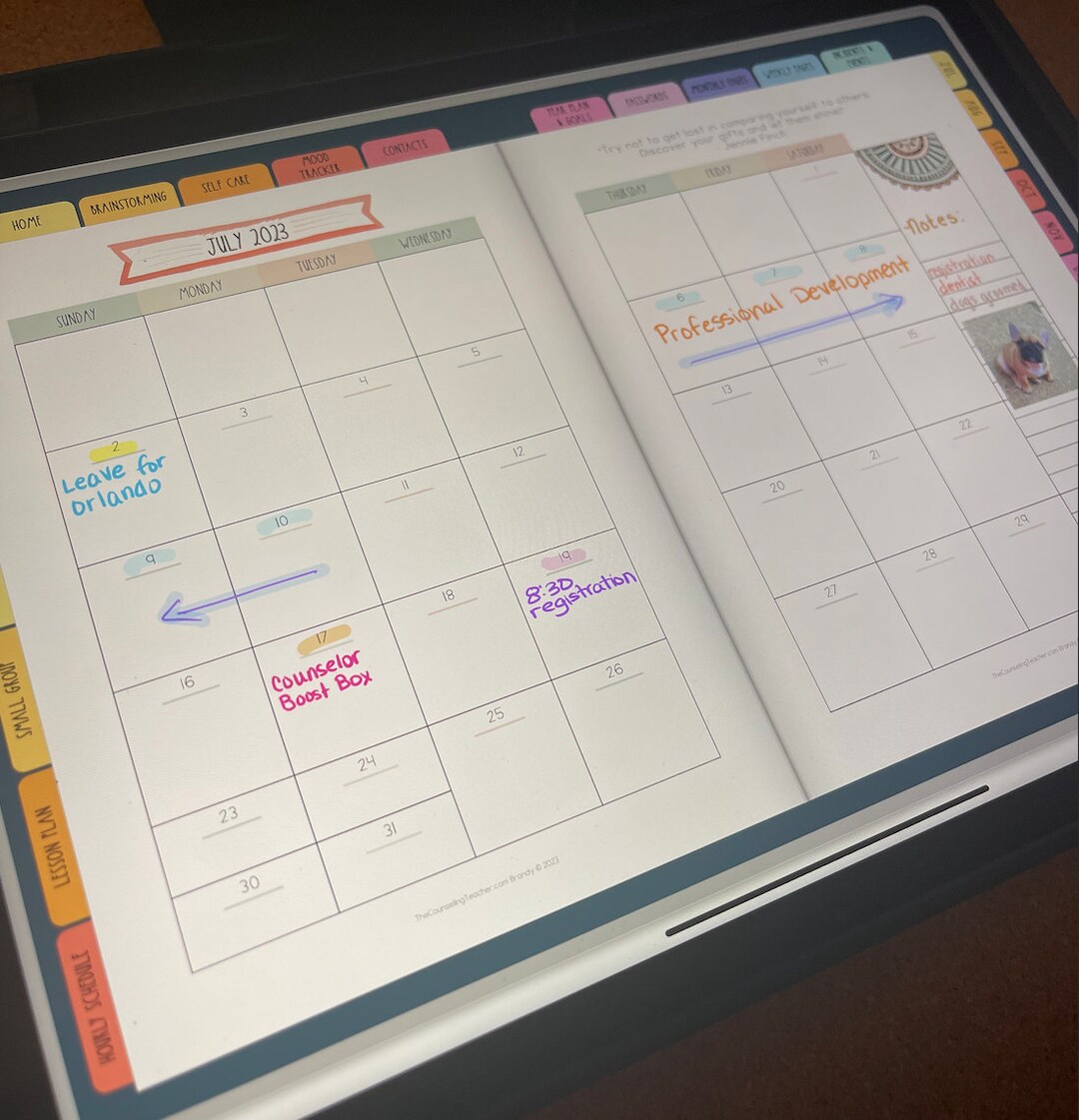 Goodnotes School Counseling Planner Interactive 2024-25 - Etsy