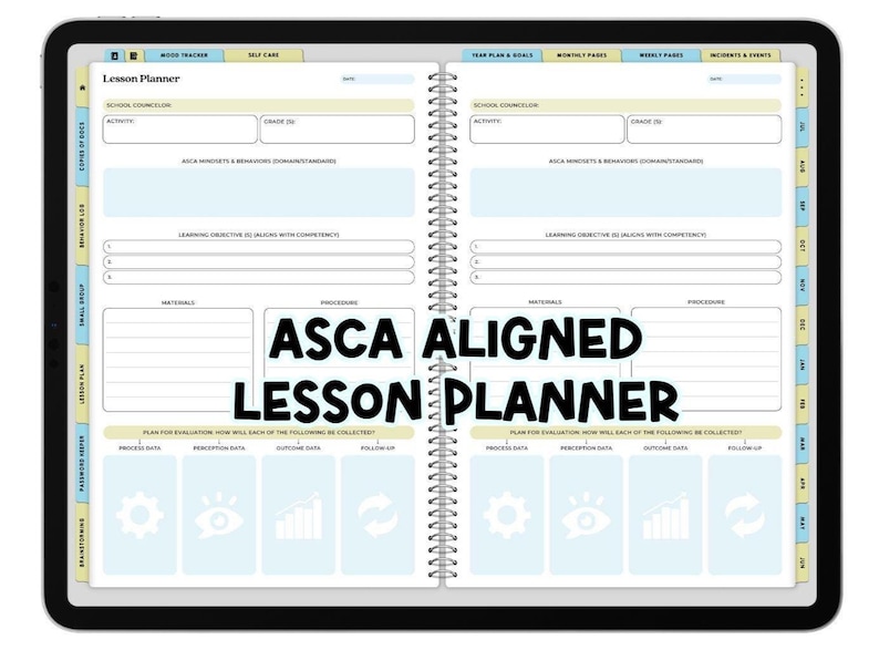 Goodnotes School Counseling Planner Interactive 2025-2026 - Etsy