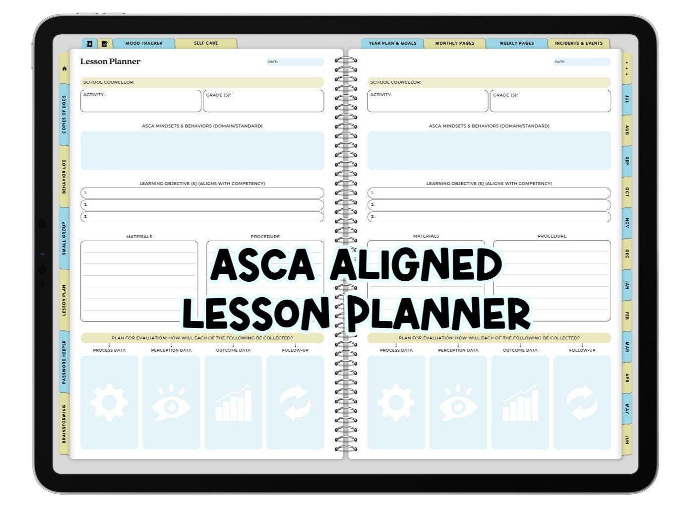 Goodnotes School Counseling Planner Interactive 2025-2026 - Etsy