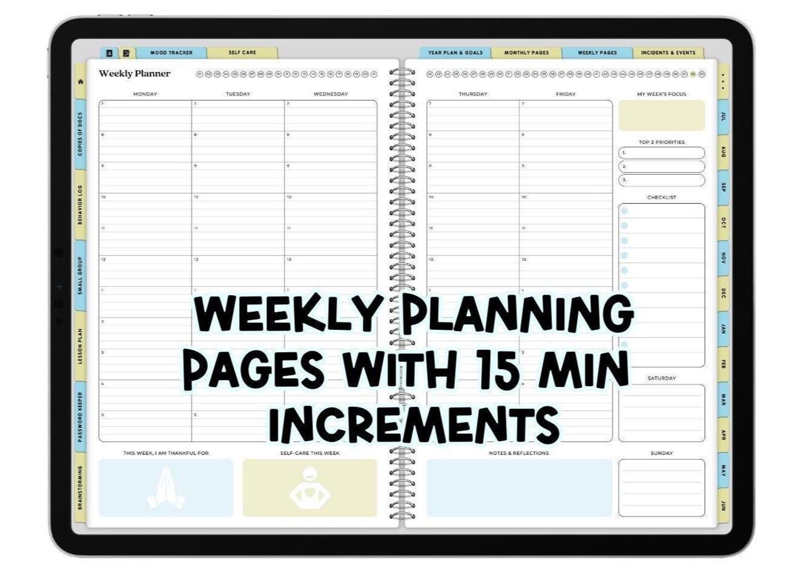 Goodnotes School Counseling Planner Interactive 2025-2026 - Etsy