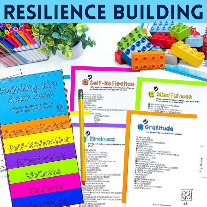 Social Emotional Learning Resilience Building Lesson Plan & Activities ...