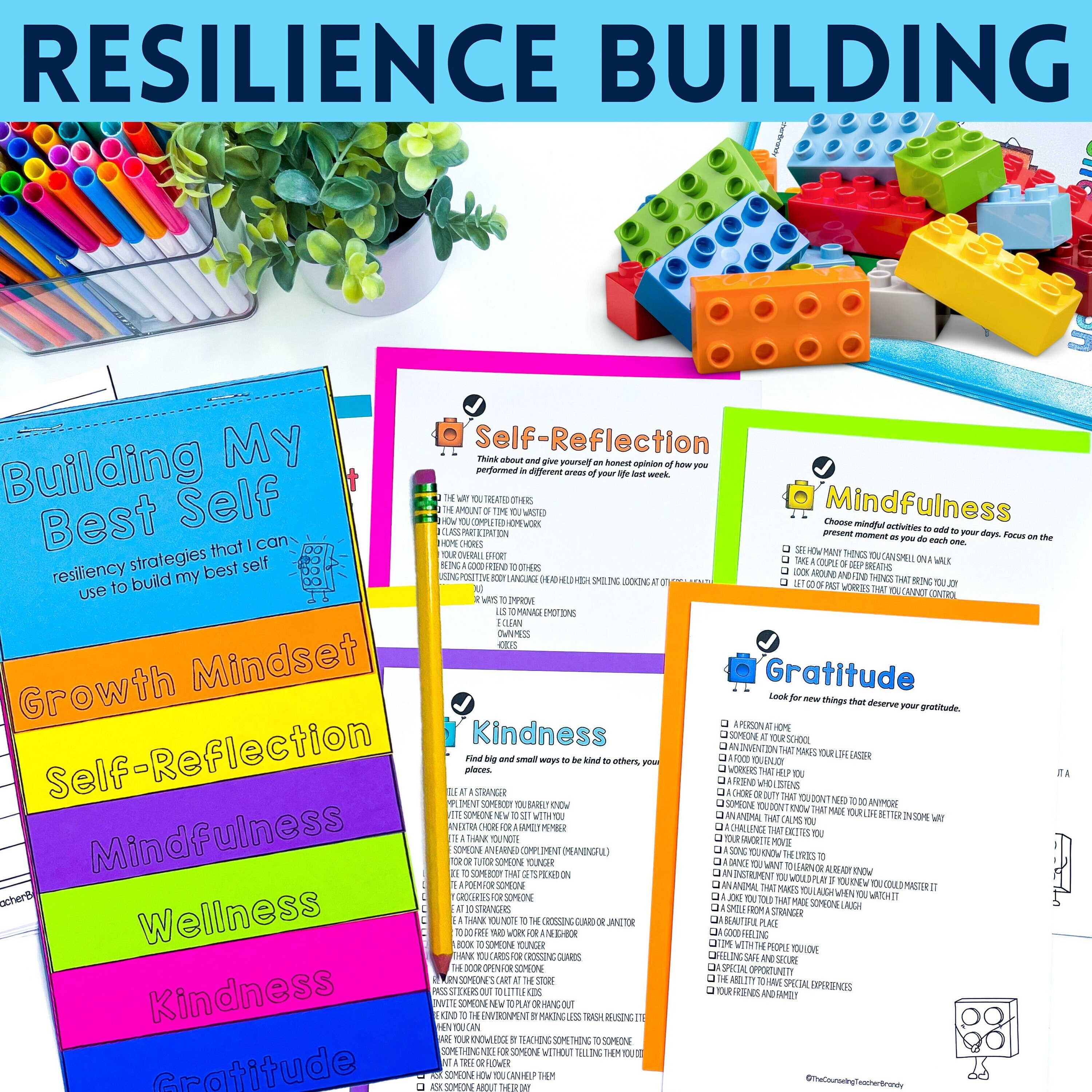 Social Emotional Learning Resilience Building Lesson Plan & Activities ...