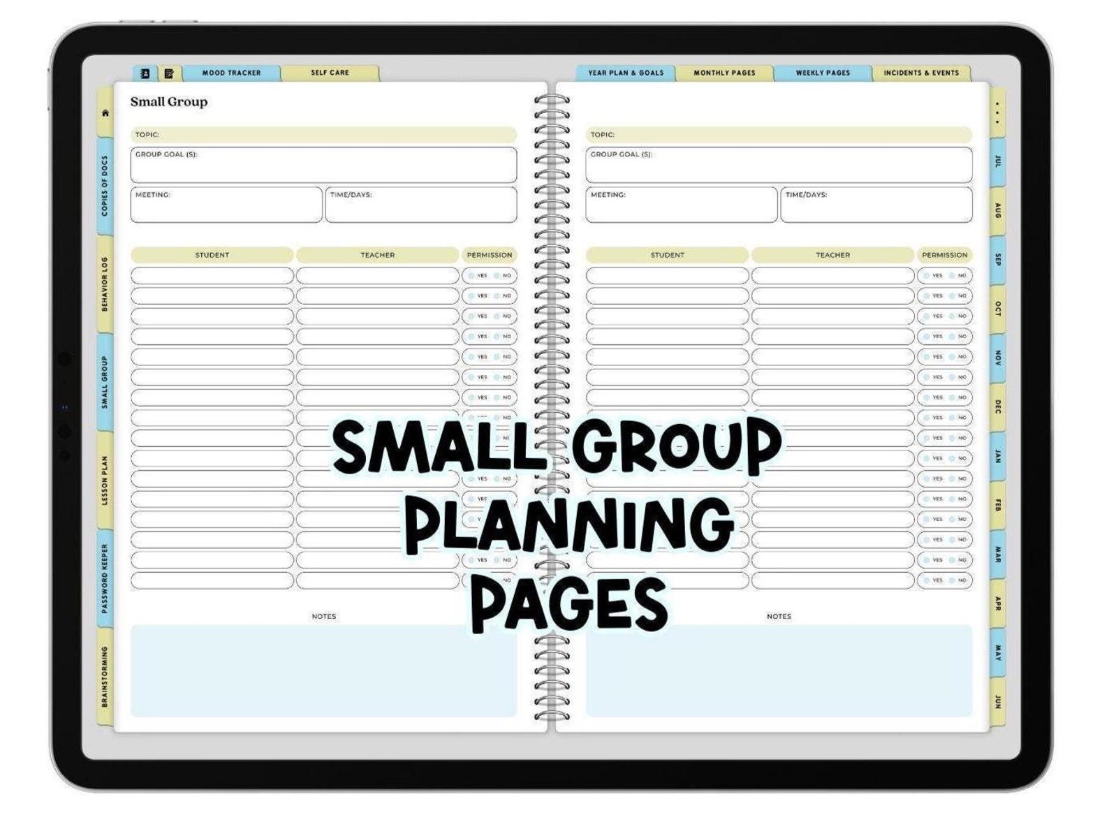 Goodnotes School Counseling Planner Interactive 2025-2026 - Etsy