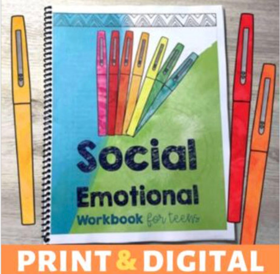 Social Emotional Learning Workbook for Pre-teens and Teens - Etsy