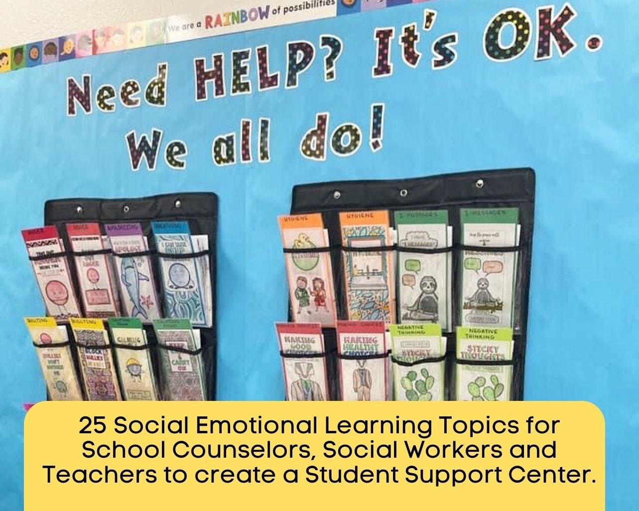 Teen Social Emotional Learning Brochures for School Counseling Offices ...