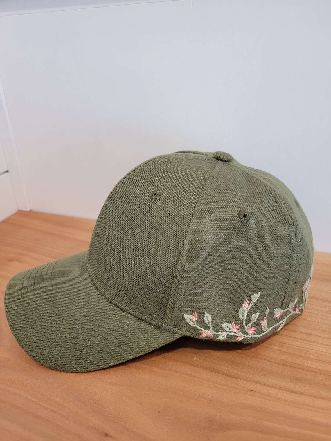Upcycled Thrifted Hand Embroidered Hat - Etsy