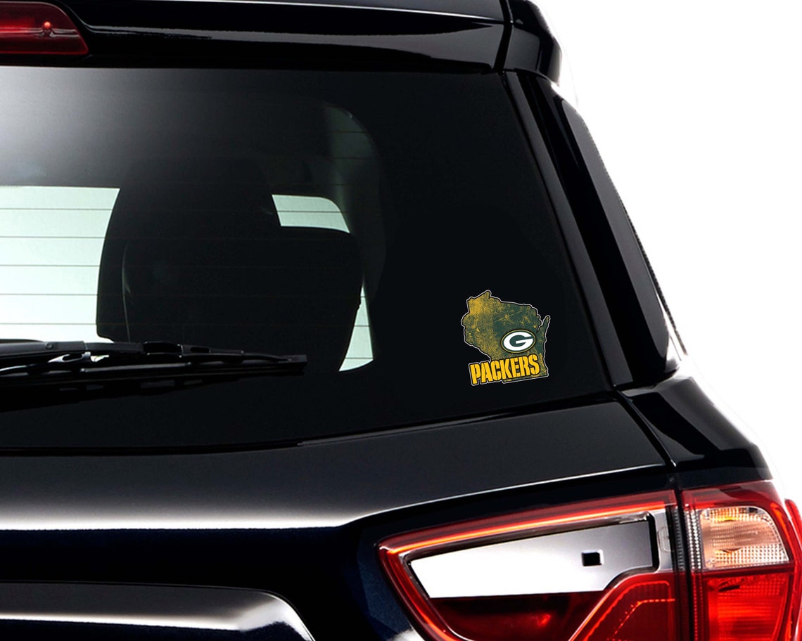 Wisconsin, Sports Team, Sticker, Logo, Waterproof Vinyl, Gift, Custom ...