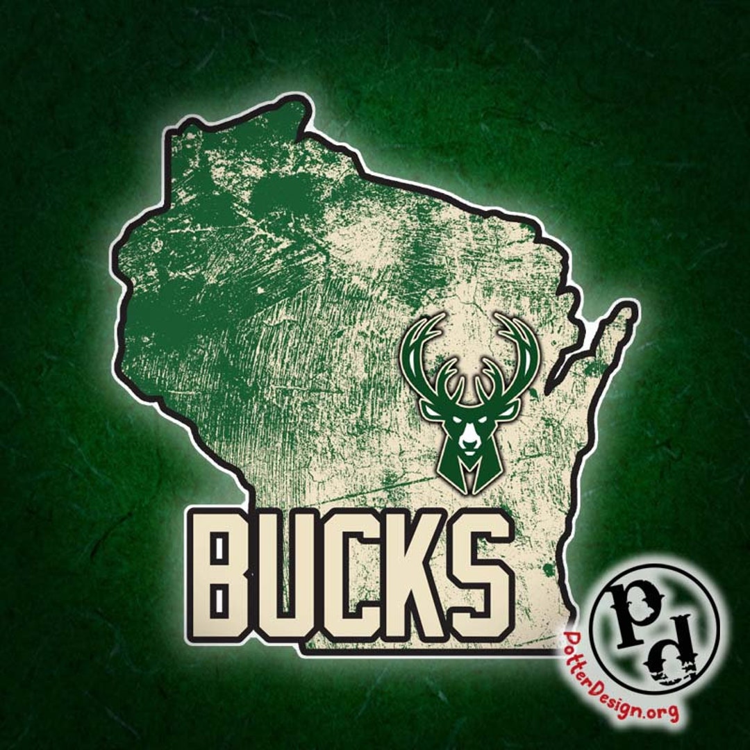 Wisconsin, Sports Team, Sticker, Logo, Waterproof Vinyl, Gift, Custom ...