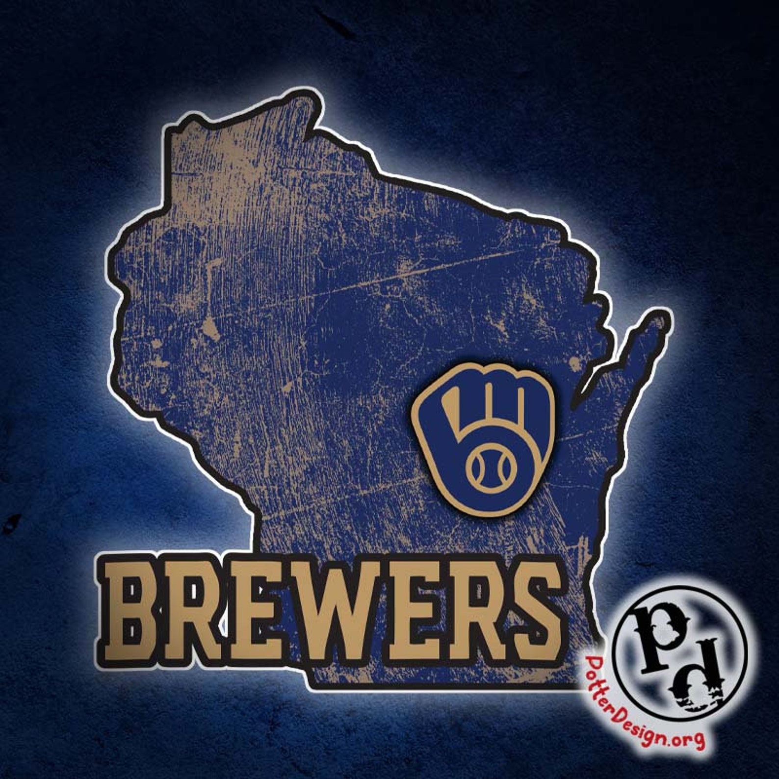 Wisconsin, Sports Team, Sticker, Logo, Waterproof Vinyl, Gift, Custom ...
