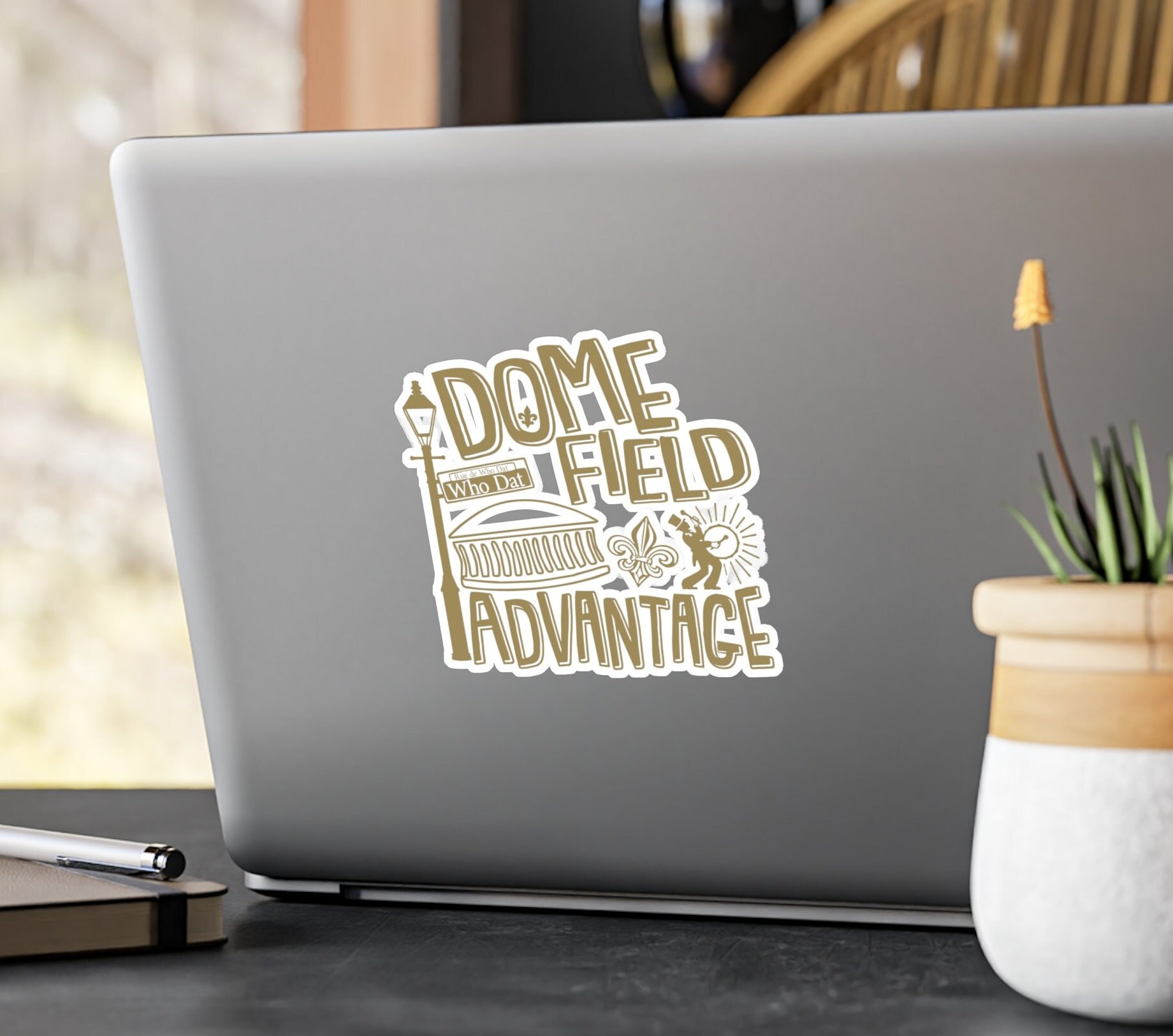 Dome Field Advantage Vinyl Decals New Orleans Saints - Etsy