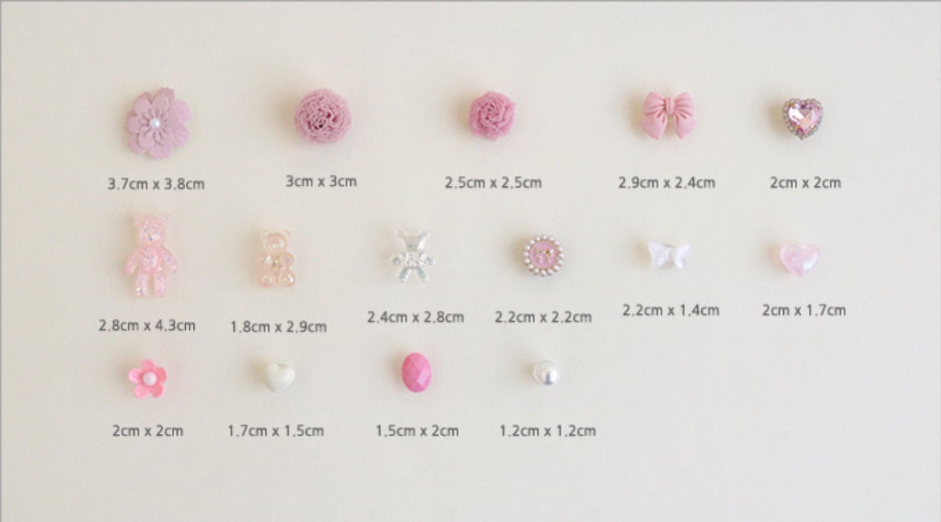 16 Pieces of Unique Charm, Pink Charms, Clog Charm, Charms for Clogs ...