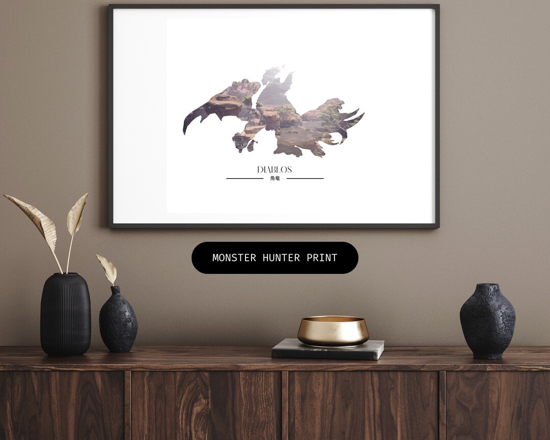 Monster Hunter Poster Premium Semi-glossy Poster With Monster Hunter ...