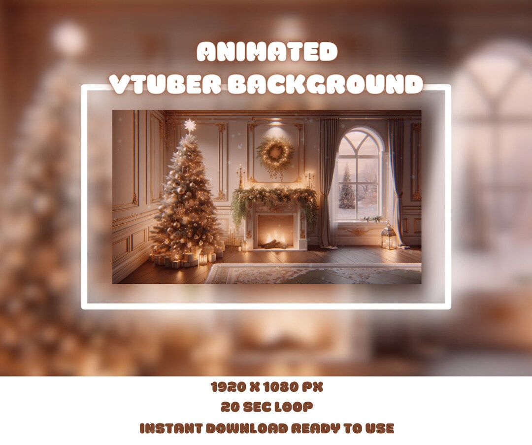 Visual Novel V-tuber Background | Animated Background | Stream Overlay ...