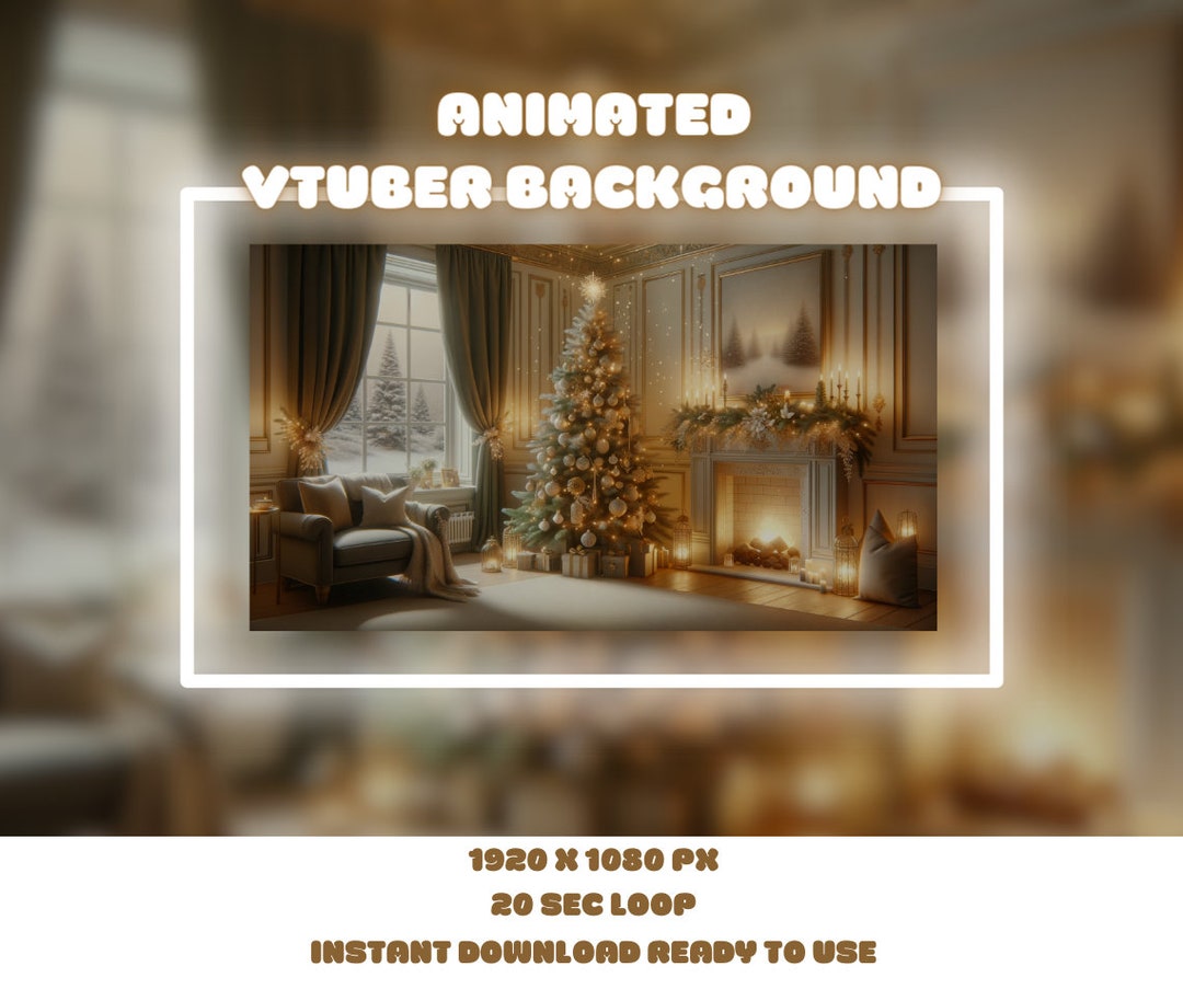 Visual Novel V-tuber Background | Animated Background | Stream Overlay ...