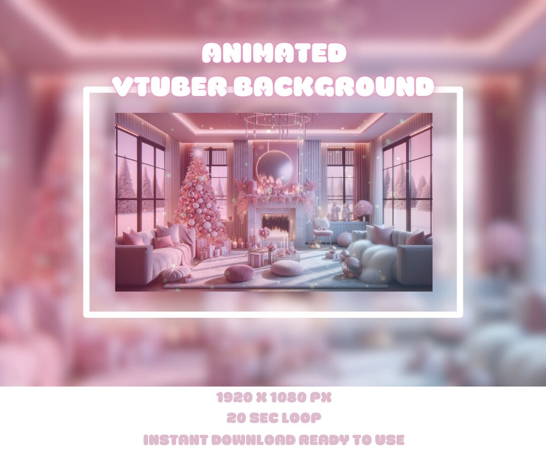 Visual Novel V-tuber Background | Animated Background | Stream Overlay ...