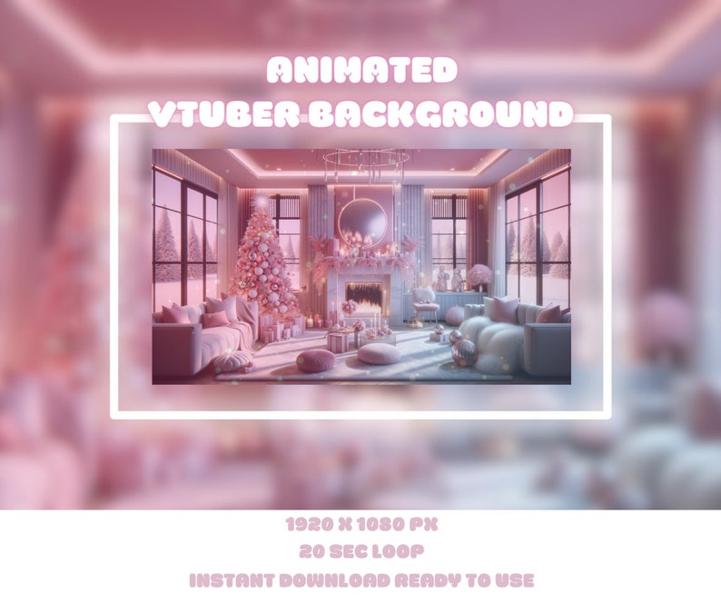 Visual Novel V-tuber Background | Animated Background | Stream Overlay ...