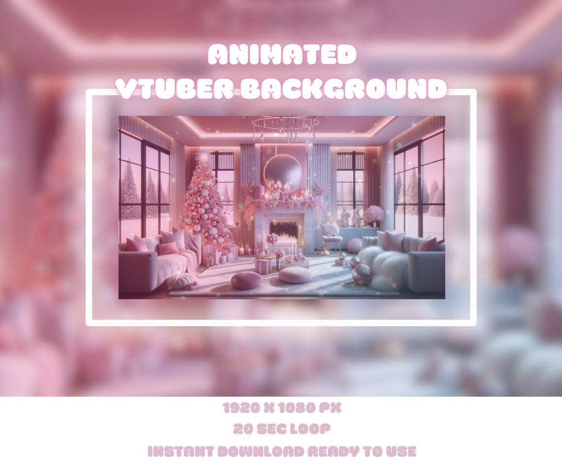 Visual Novel V-tuber Background | Animated Background | Stream Overlay ...