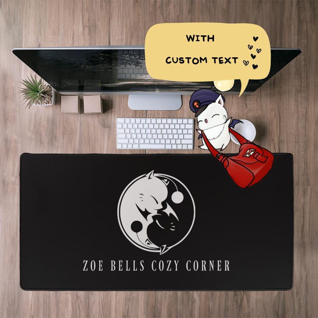 Final Fantasy Moogle Yin-yang Desk Mat – Premium, Non-slip & Water ...