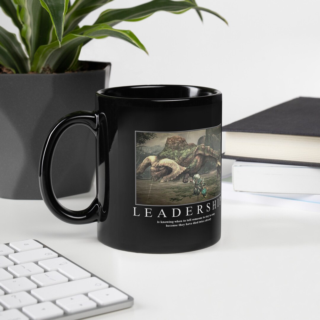 Monster Hunter Mug | Gift for Gamers | Funny Meme Edition | Black ...