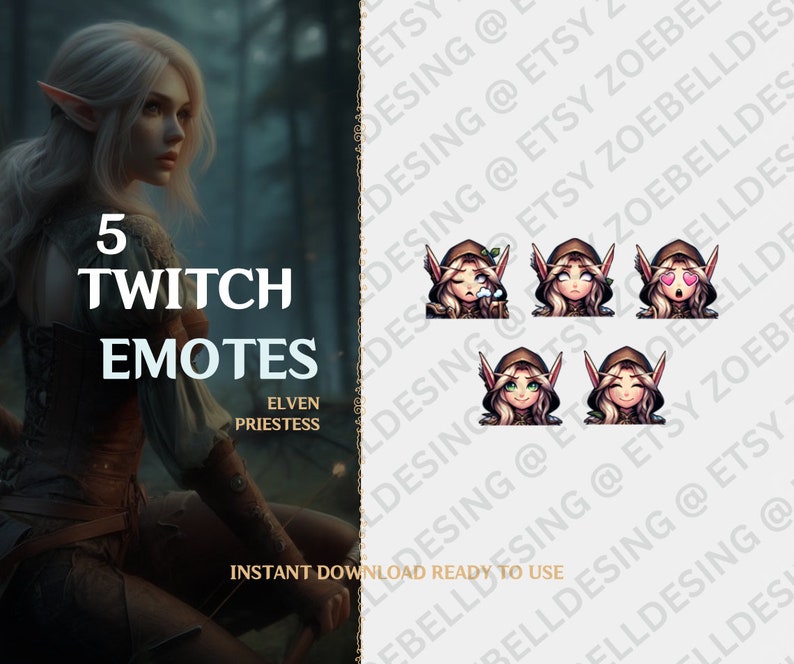 Nightelf Hunter Sin'dorei Hunter Emote Pack 5 World of Warcraft ...