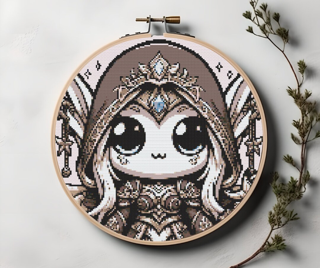 Kawaii Sylvanas Windrunner Cross-stitch Pattern World of Warcraft ...