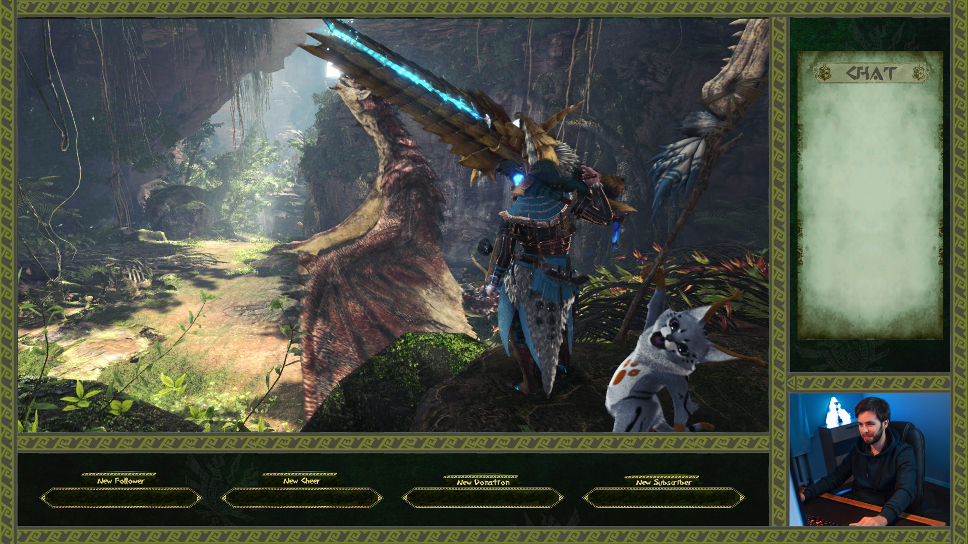Monster Hunter Twitch Overlay / Stream Pack Rise Sunbreak Monster ...