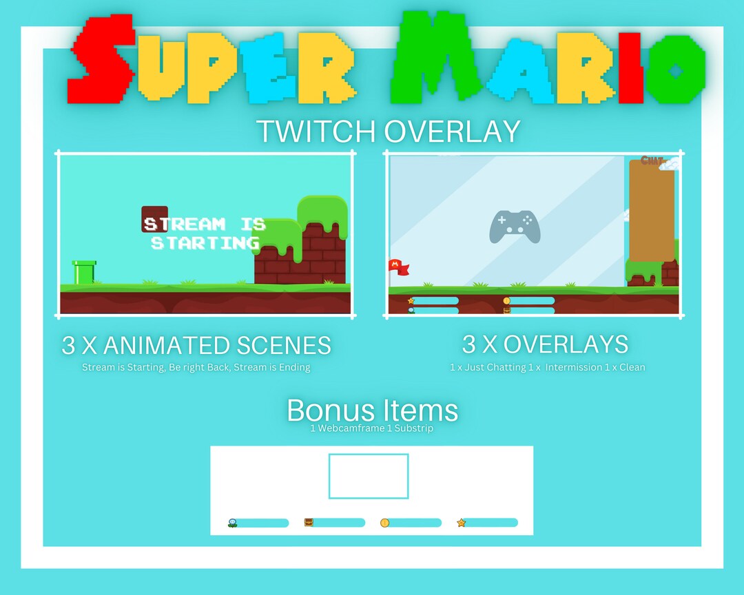 Twitch Overlay Animated Animated Scenes, Stream Overlays and ...