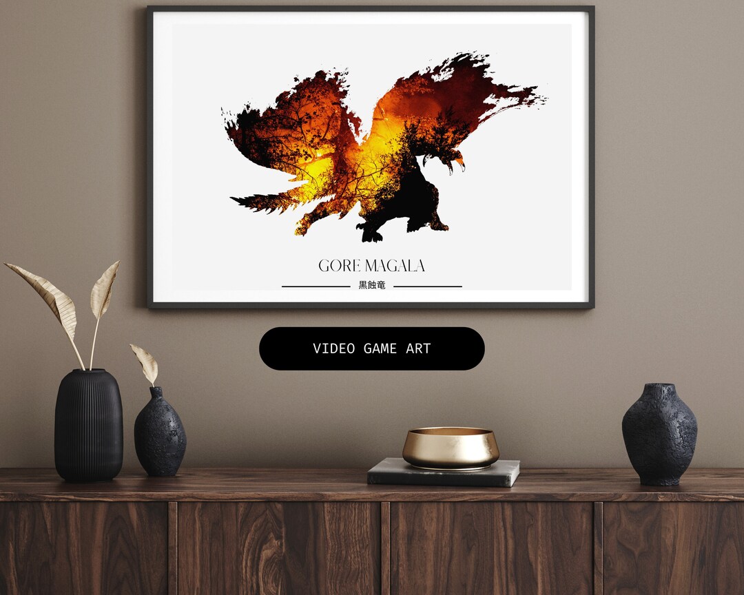 Monster Hunter Poster Premium Semi-glossy Poster With Monster Hunter ...