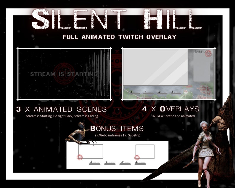 Twitch Overlay - Fully Animated - Stream Overlays and Decorations ...