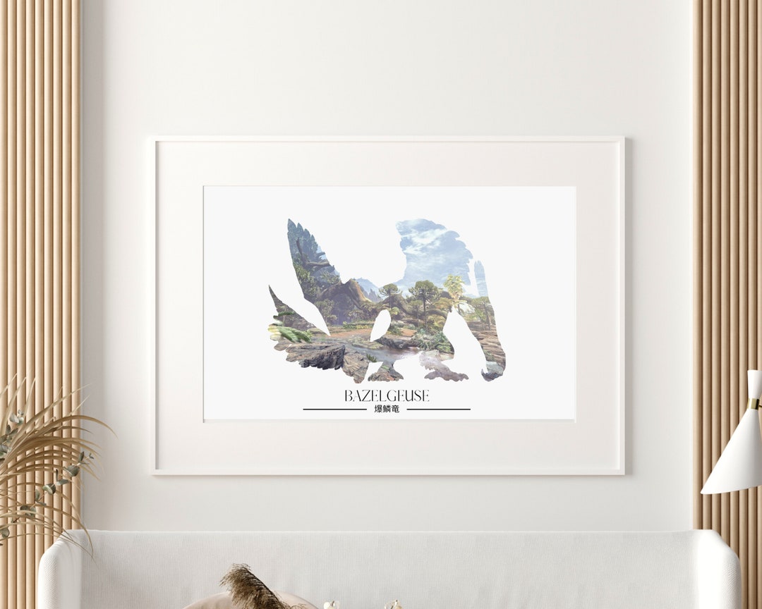 Monster Hunter Poster Premium Semi-glossy Poster With Monster Hunter ...