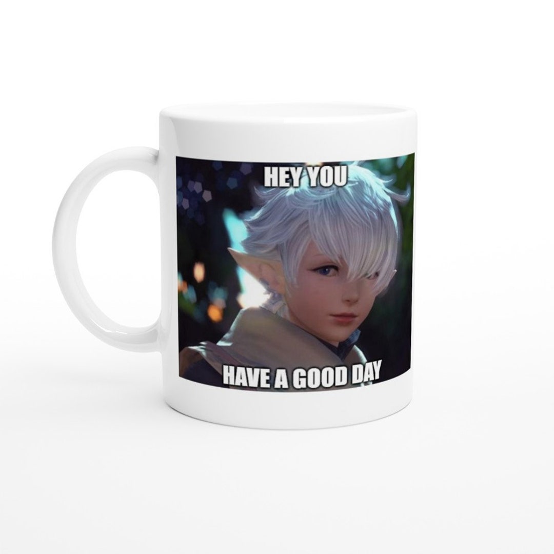 Final Fantasy XIV Ceramic Mug Good Day Edition Perfect Gift for Gamers ...