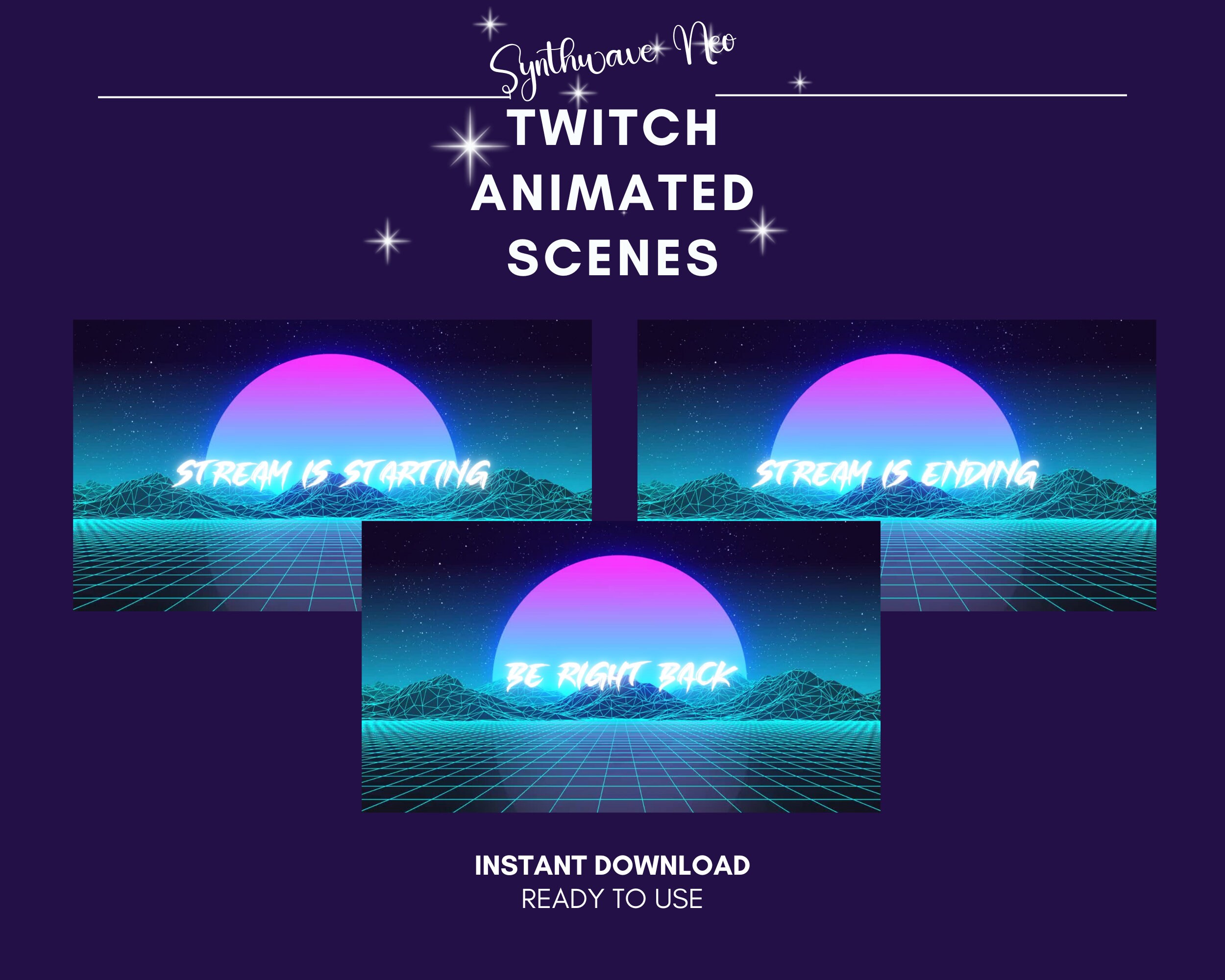 Starting Soon | Cyber City Space Background | Animated Scenes | Looped Background | Animated ...